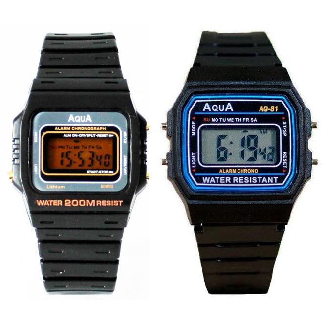 RELOGIO AQUA AQ-81 A PROVA D'AGUA ORIGINAL LANÇAMENTO | Shopee Brasil