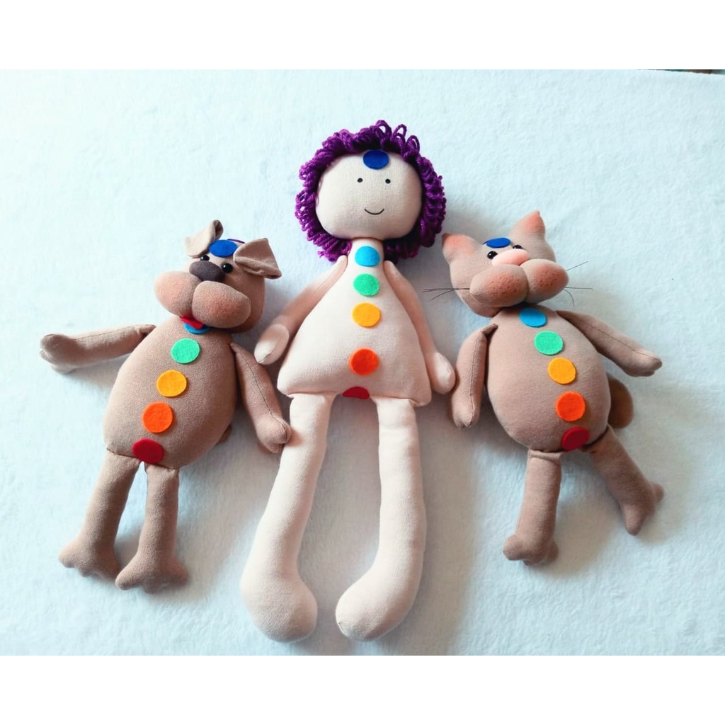 3 Bonecos Chakras Reiki a distância | Shopee Brasil