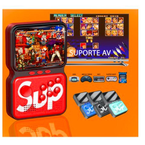 Super Mini game Portatil com 900 Jogos Emuladores Super Nintendo, NES ...