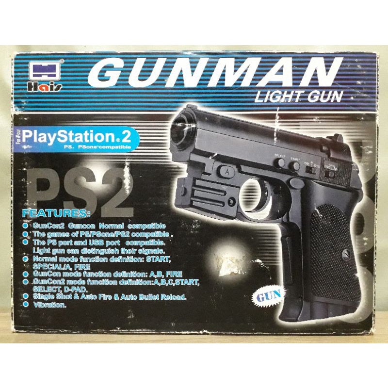 Pistola Gunman Light Gun, original para Ps2 em excelente estado e ...