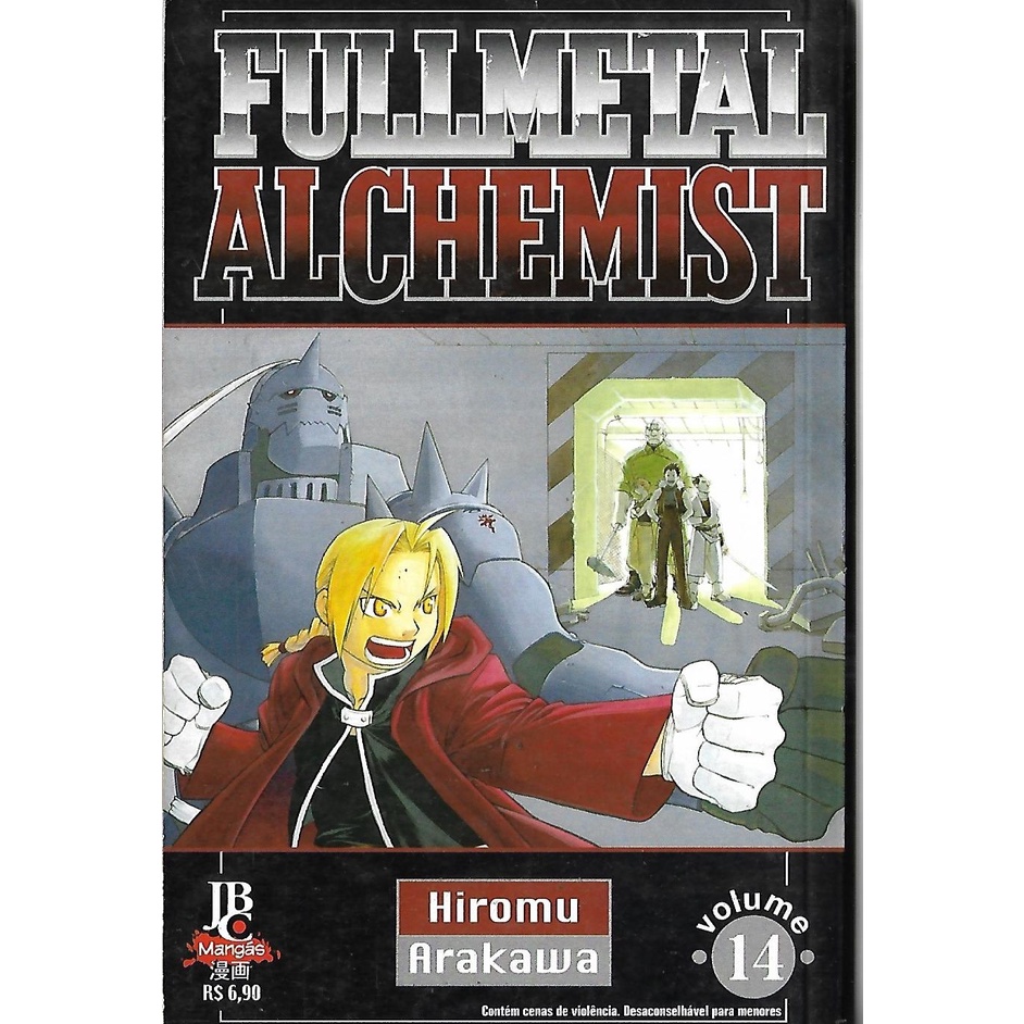 Mangá Fullmetal Alchemist Volume 14 (1ª EDIÇÃO BRASILEIRA JBC) | Shopee ...