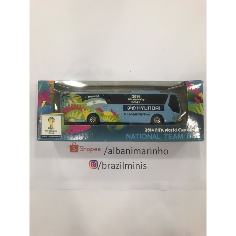 FIFA Bus - Miniatura Oficial - Argentina | Shopee Brasil