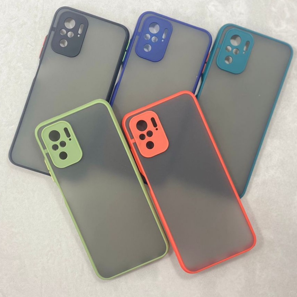 Capa Xiaomi Redmi Note 10S / 10 4G / 10 Pro / 10 Pro Max Protege ao Redor da Câmera Translúcida ...