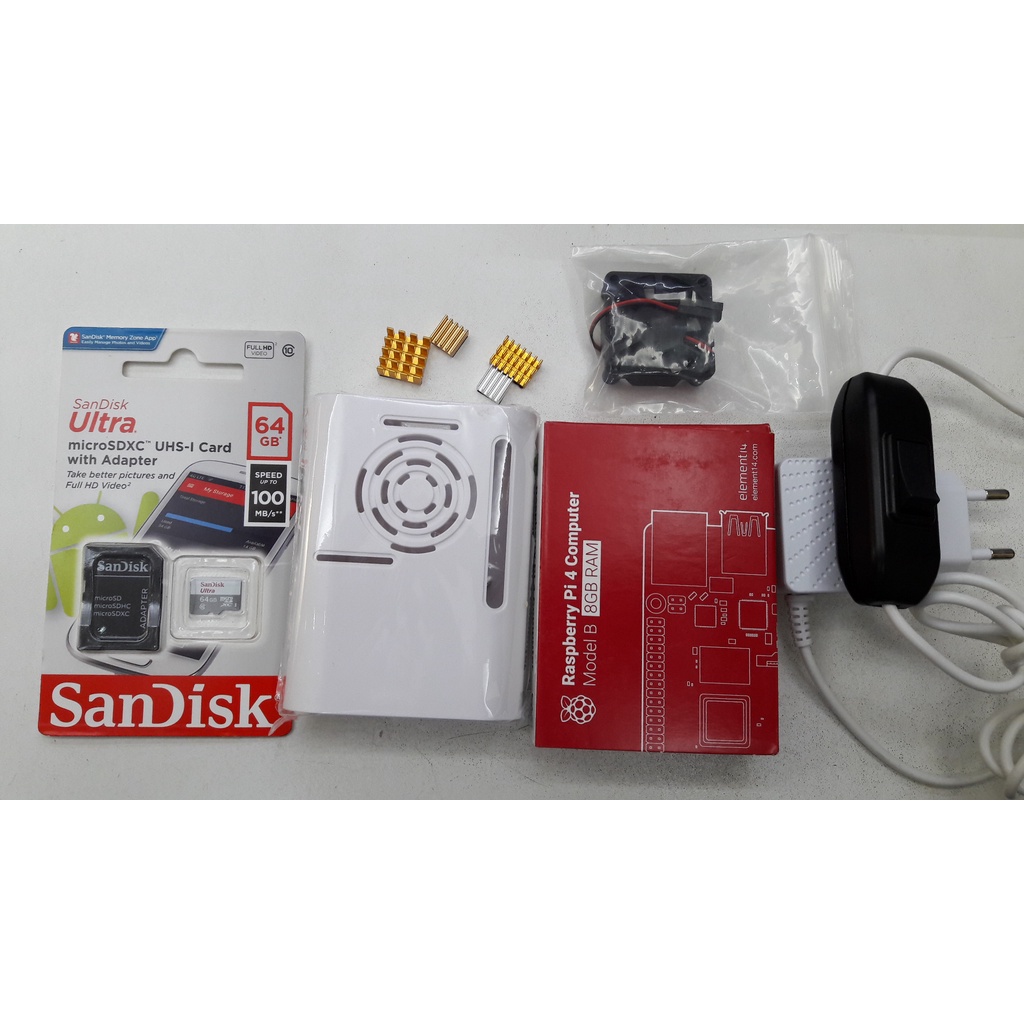 kit raspberry pi 4 model b de 8gb! | Shopee Brasil