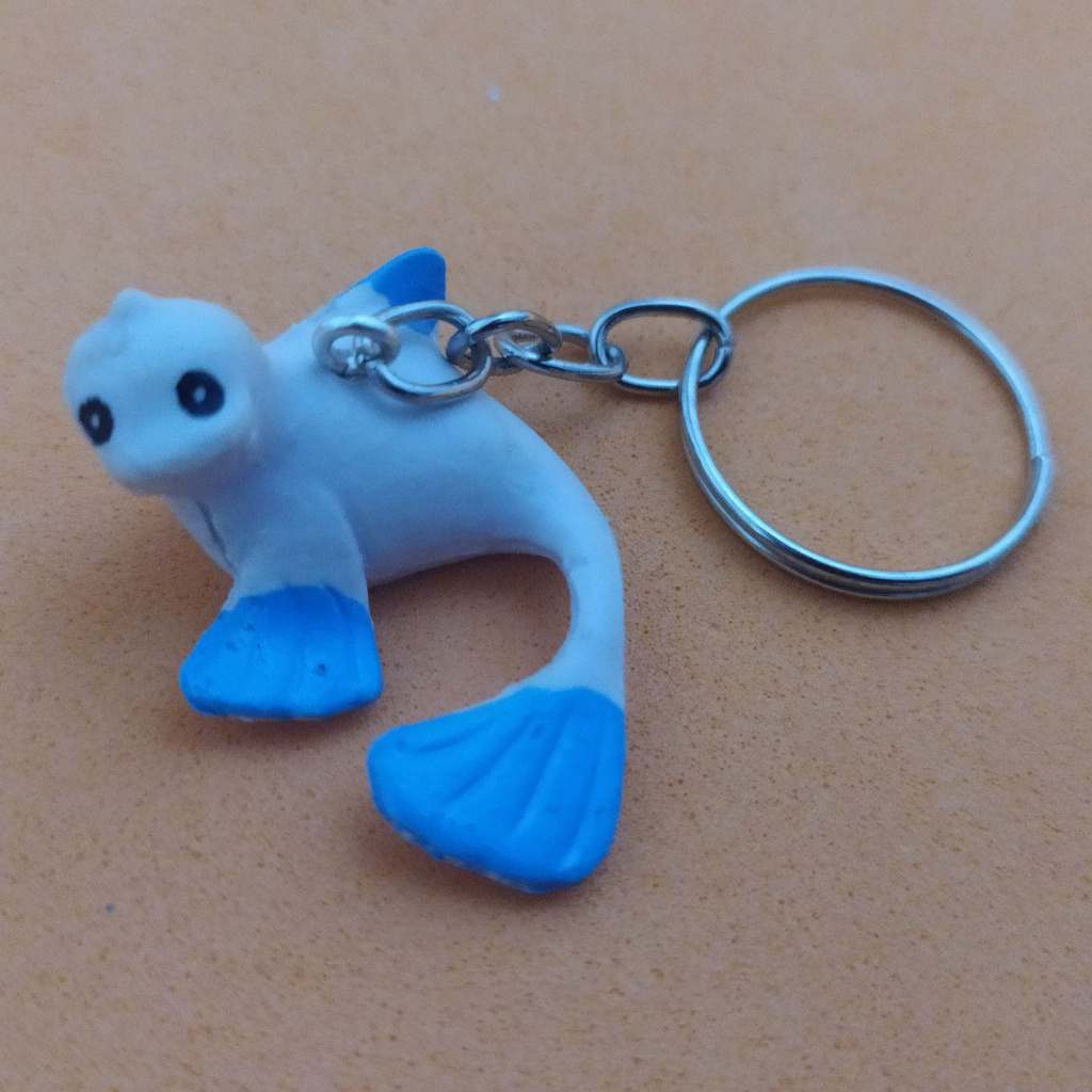 Chaveiro Pokémon - Personagem Dewgong Seel Foca Boneco Anime Miniatura ...
