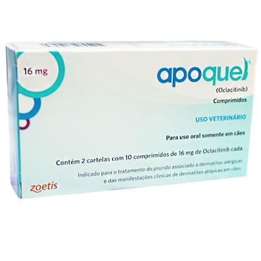Apoquel 16 Mg / 2 Cartelas Com 10 Comprimidos Zoetis | Shopee Brasil