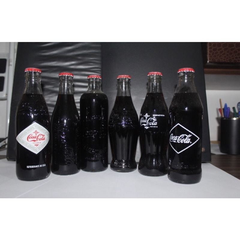 kit 6 garrafas coca cola retrô promoção | Shopee Brasil