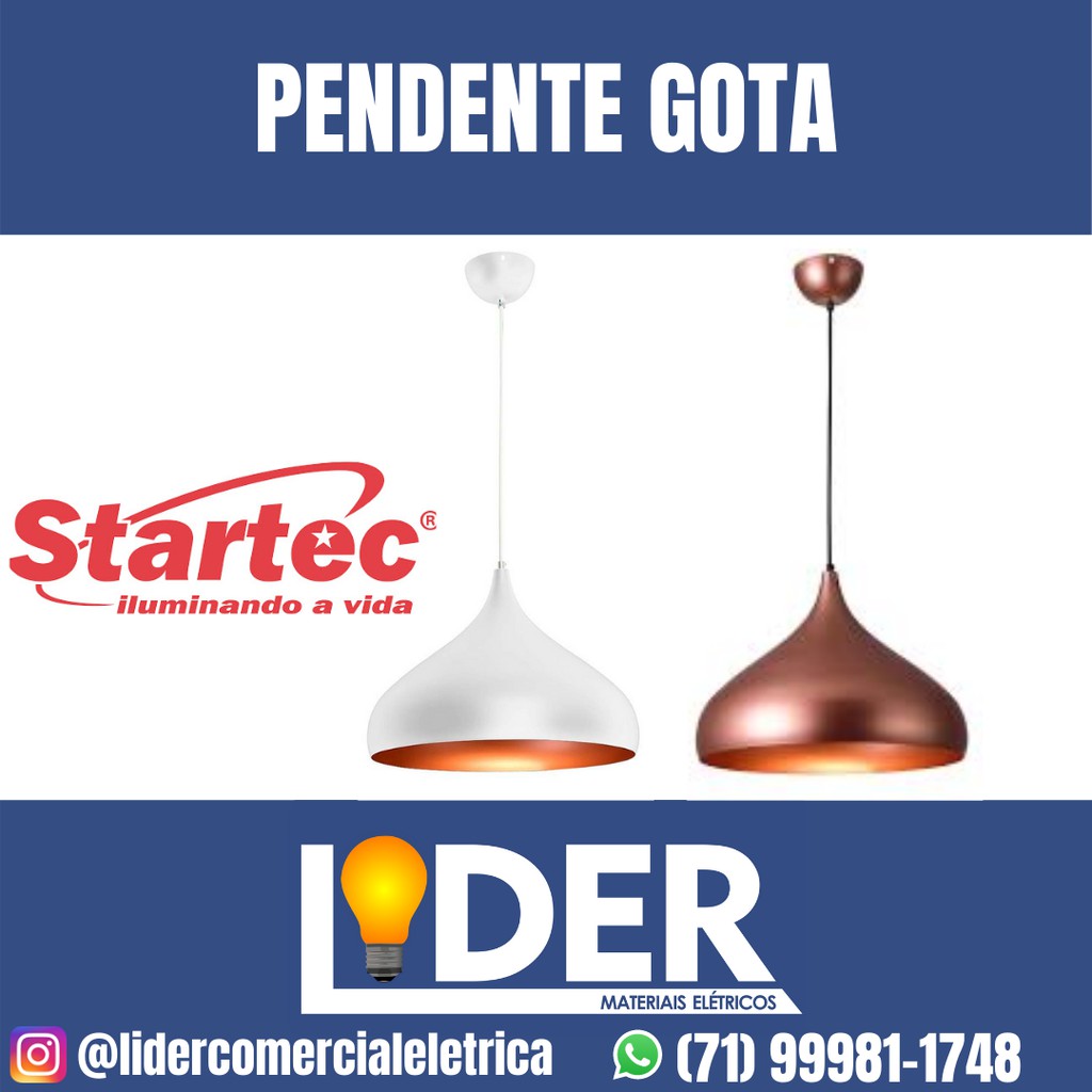 PENDENTE STARTEC RPX GOTA 30CM | Shopee Brasil