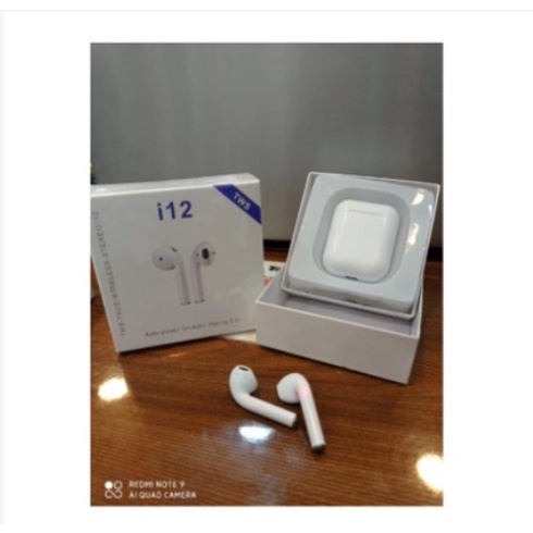 Fone De Ouvido Tws Bluetooth V5.0 Touch - I12 | Shopee Brasil