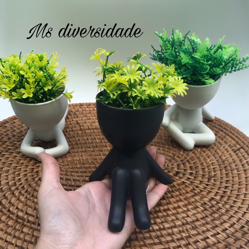 Bob Sem Cabeça Com Planta | Shopee Brasil