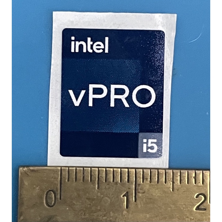 Adesivo logotipo Intel Core i5 vPRO 11/12 geração tamanho pequeno ...