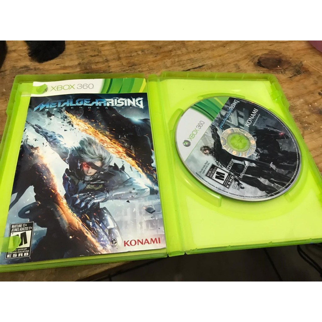 Game Xbox 360 Metal Gear Rising Revengeance Original