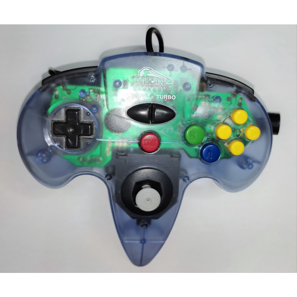 Controle Turbo Pelican Nintendo 64 Raro 100% Perfeito | Shopee Brasil