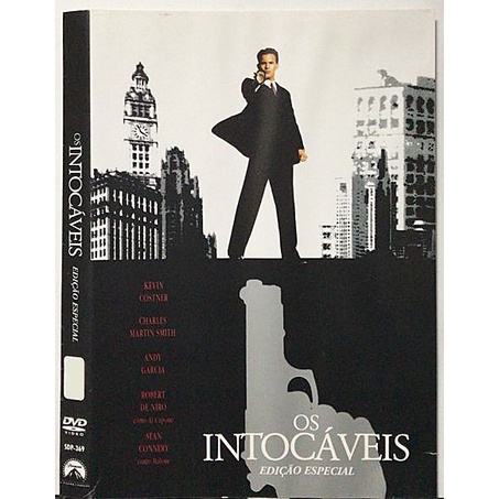 DVD Os Intocáveis - Edição Especial. Kevin Costner, Robert De Niro ...