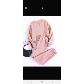 Conjunto de moletom Shein | Shopee Brasil
