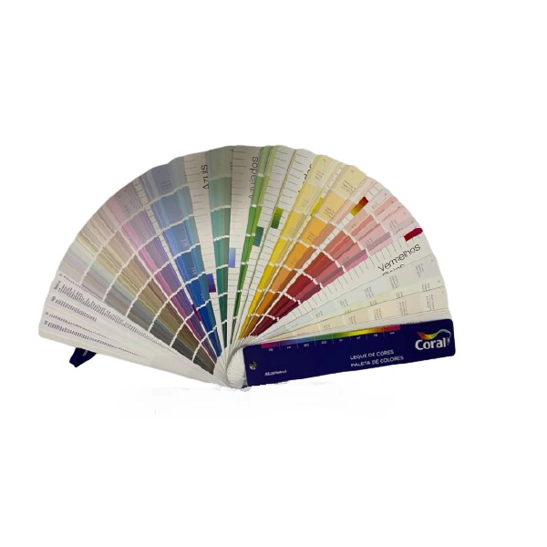 Leque De Cores Coral Com 2079 Cores Geração 3 - 1 Unidade | Shopee Brasil