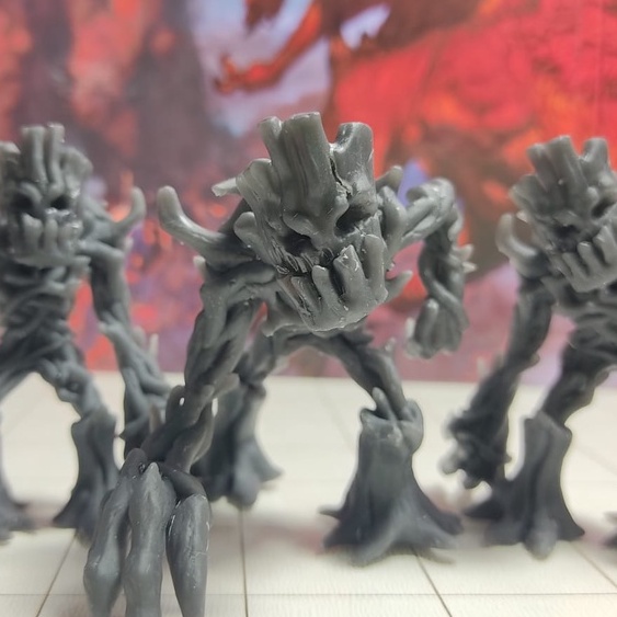 Kit Miniaturas RPG Ent da Floresta DeD Board Games 3 Unidades 5e ...
