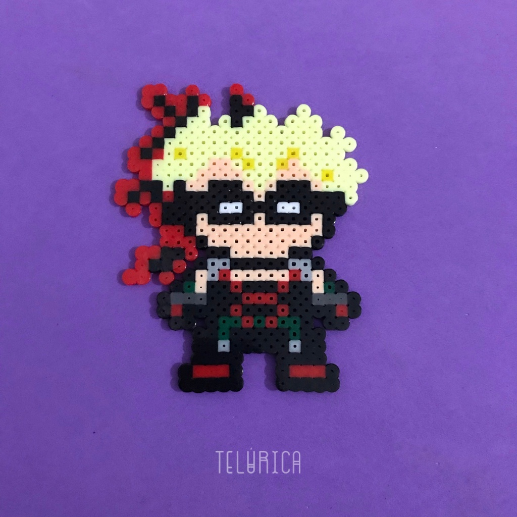 Bakugo (Boku no Hero) - Adesivo de Parede em Pixel Art | Shopee Brasil