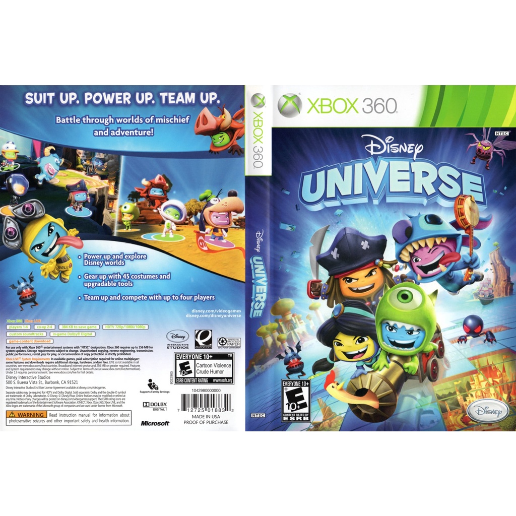 Disney Universe P/ XBOX360 (LTU/LT/JTAG/RGH) | Shopee Brasil