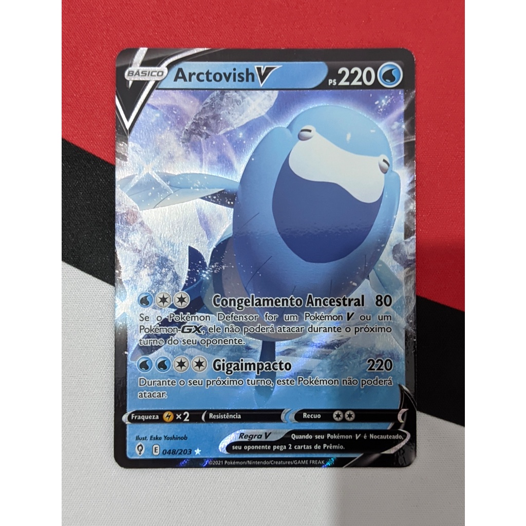 Arctovish V (48/203) - Carta Avulsa - Pokémon TCG | Shopee Brasil