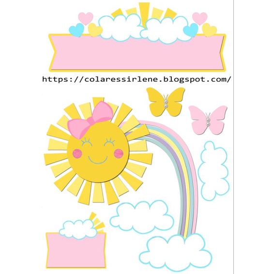 Topo Topper para bolo Sol | Shopee Brasil