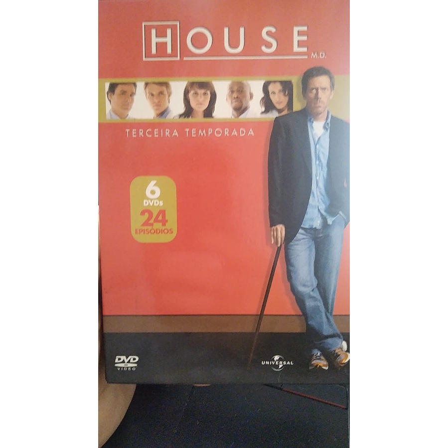 Box - DVD - House - 3ª Temporada (6 Dvds) | Shopee Brasil