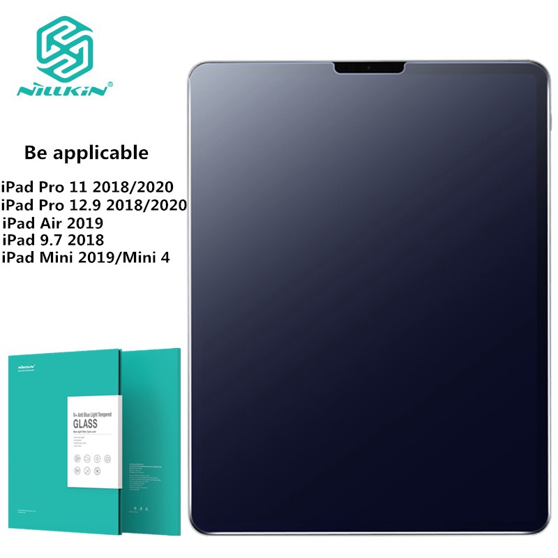 Filme Temperado NILLKIN iPad Pro 12.9 11 9.7 2018 2020/Air 2019/Mini 4 ...