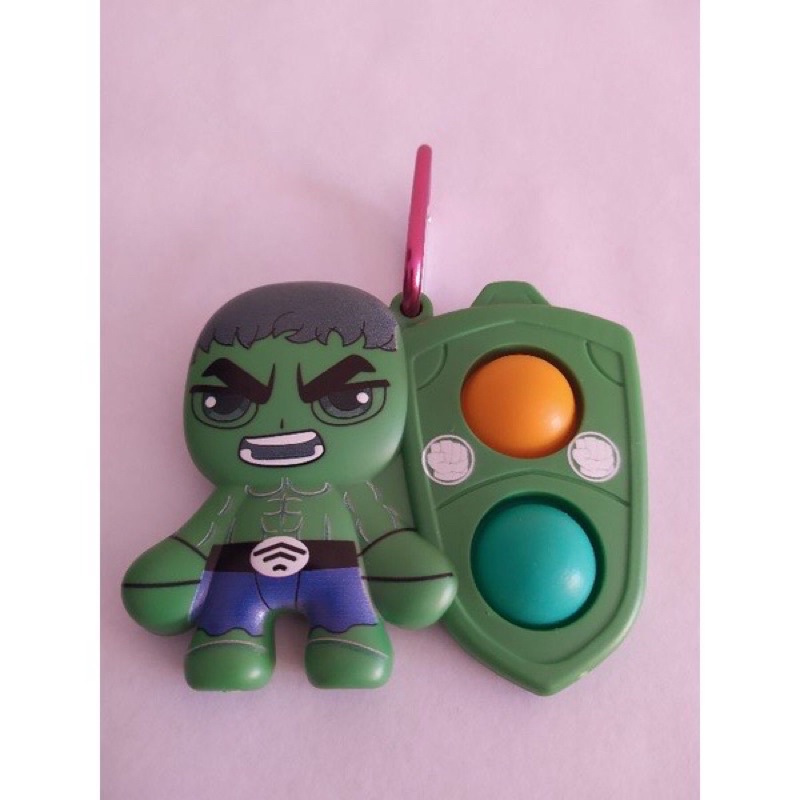 Chaveiro Pop It Fidget Toys Super Herois Hulk | Shopee Brasil