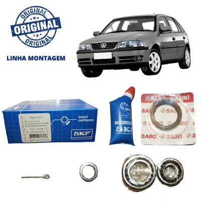 Kit Rolamento roda traseira Gol SKF original Parati Saveiro 1996 a 2008 ...