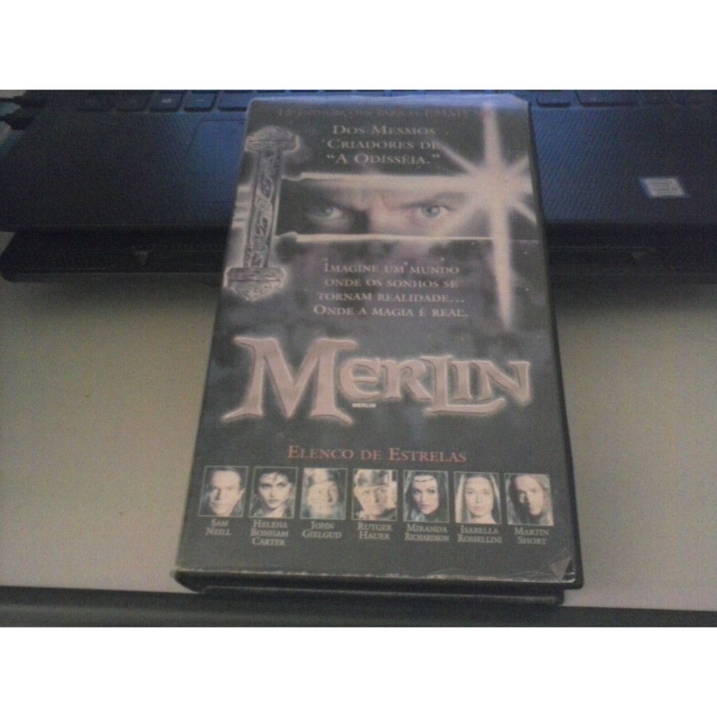 Vhs - Merlin - ( 1998 ) | Shopee Brasil