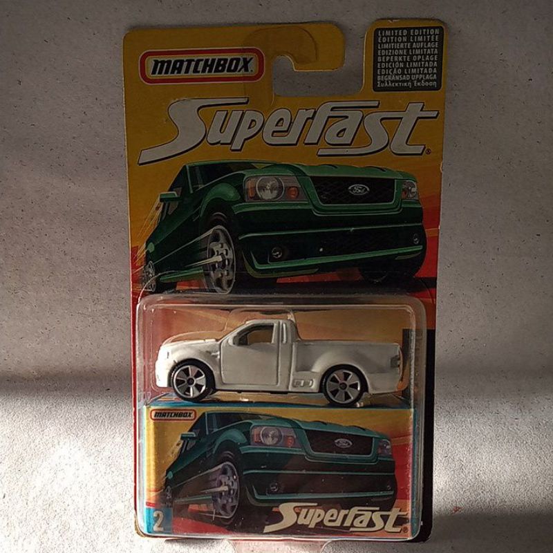 Matchbox superfast svt lightning concept n2 1/64 cartela lacrada ...