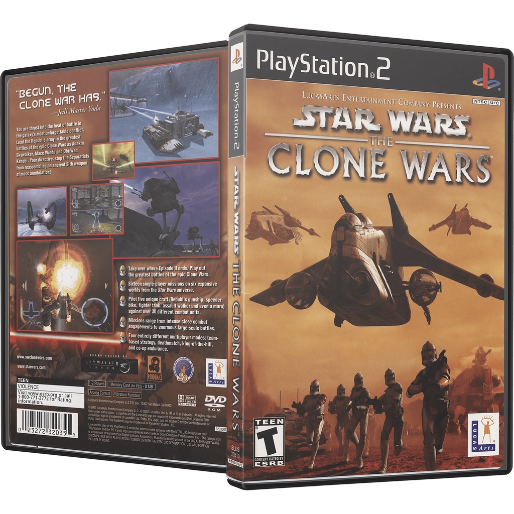 Star Wars - The Clone Wars (USA) para ps2 | Shopee Brasil