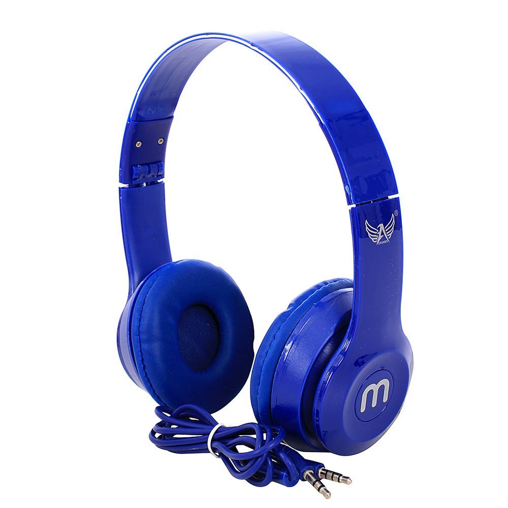 Fone Headphone Colorido Microfone com Fio | Shopee Brasil