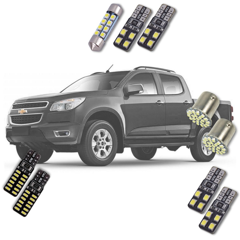 Kit Led Automotivo Chevrolet S10 2012 a 2018 Qualidade Top | Shopee Brasil