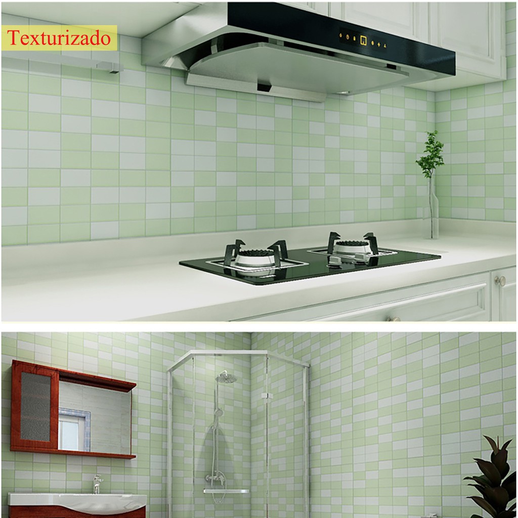 Cozinha De Azulejo De Metro De Vidro Verde Revestimento Para Cozinha: