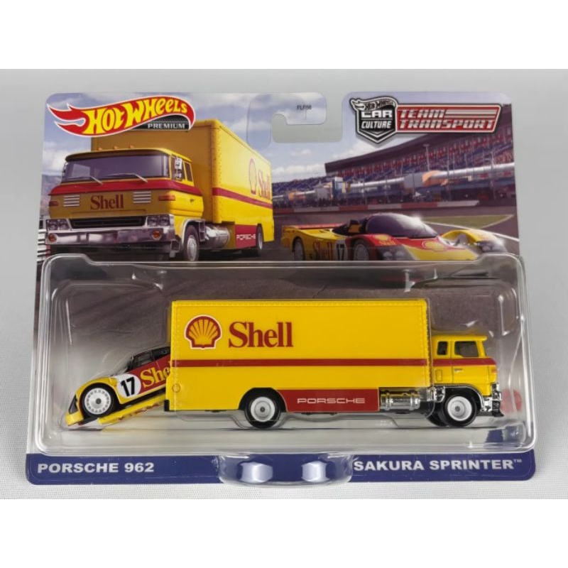 Hot Wheels Team Transport Porsche 962 Shell Sakura Sprinter Car Culture ...