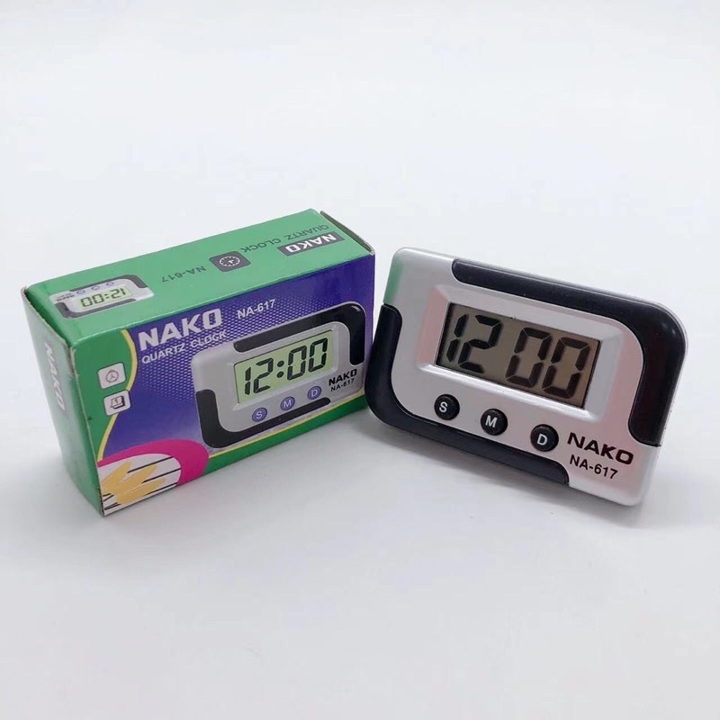 Mini relógio de mesa / painel de carro portátil digital (NAKO - NA-617 ...