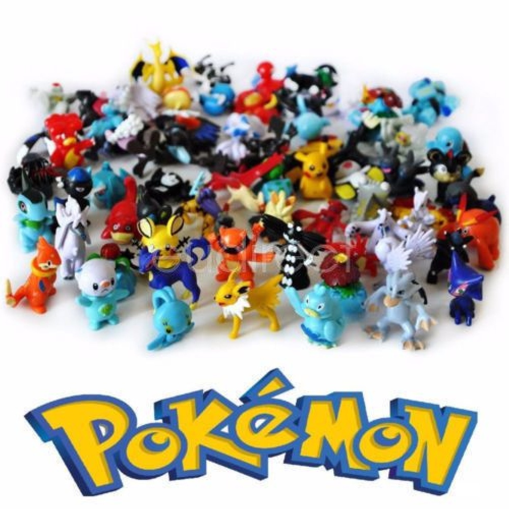 Pokémon Kit 48 Miniaturas Sem Repetições - Brinquedo Coleção | Shopee ...