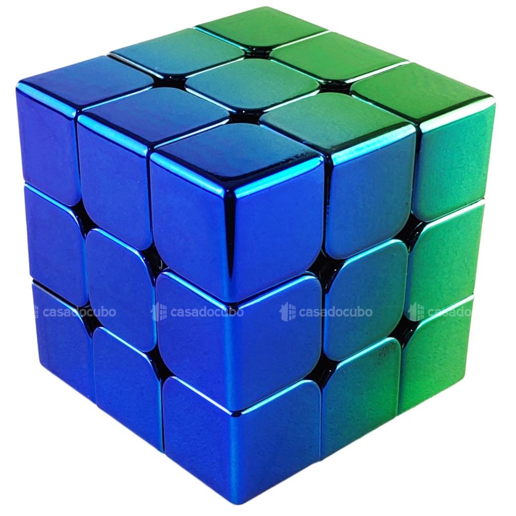Cubo Mágico 3x3x3 Moyu Metalizado - CASA DO CUBO | Shopee Brasil
