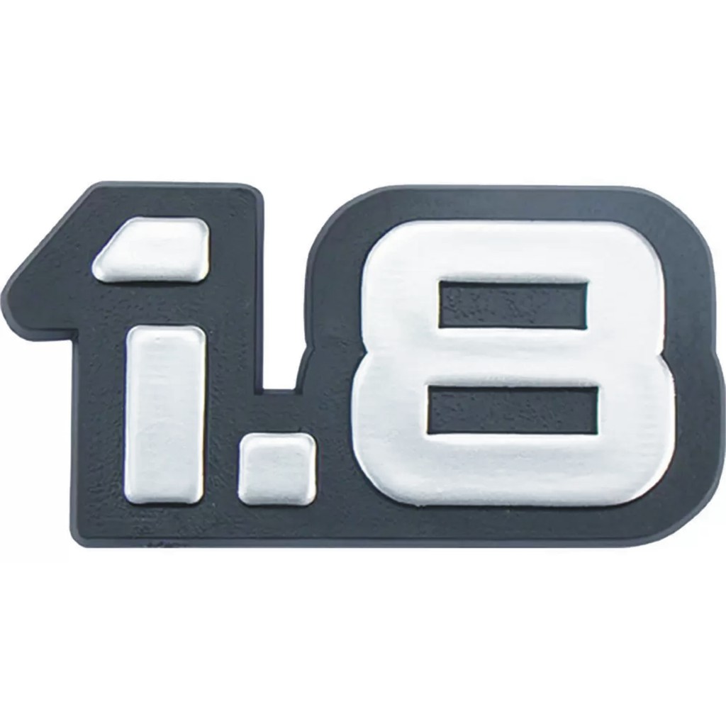 Emblema 1.8 Linha Ford 1994 Traseiro Cromado | Shopee Brasil