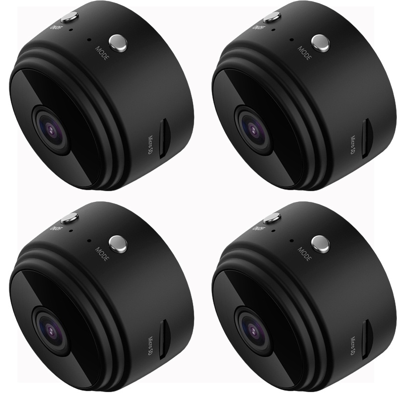 2/4PCS 1080P Full HD A9 Mini Câmera IP Sem Fio Micro Noturna Versão ...