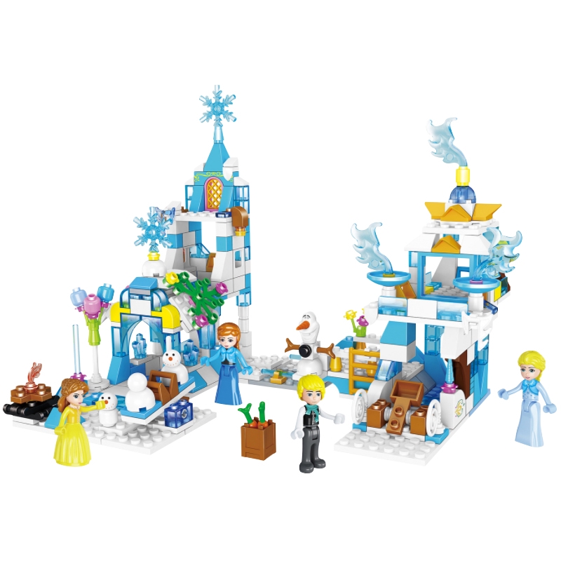 Lego Girl series Building blocks Princess Castle mini Bonecos ...
