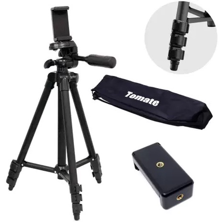 Tripé Para Câmera E Celular 1.14M Tomate Mtg-3011 | Shopee Brasil