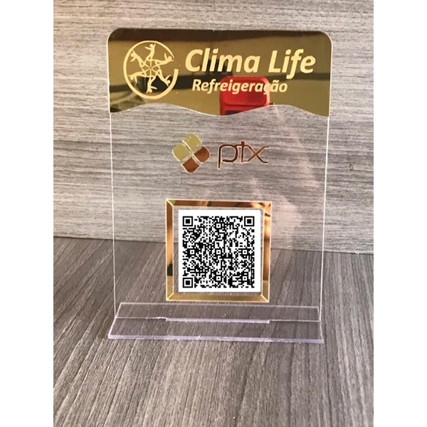 Placa Qr code Acrílico personalizado | Shopee Brasil