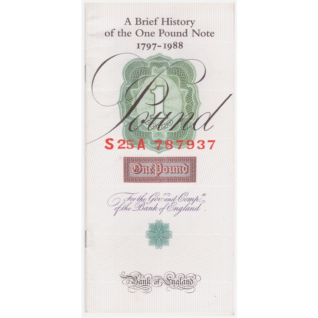 Uma Breve História Da Cédula De 1 Libra 1797 - 1988 / A Brief History ...