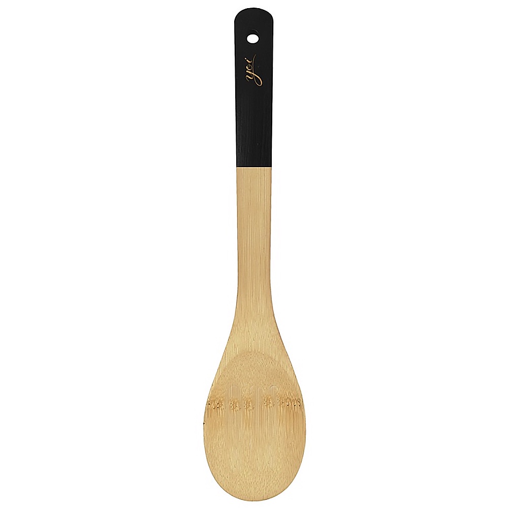 Colher de Bambu Grande Utensílio Preta Yoi 30cm | Shopee Brasil