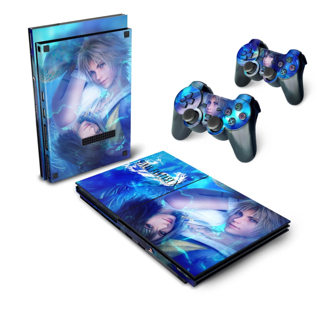 Skin PS2 Slim Adesivo - Final Fantasy X | Shopee Brasil