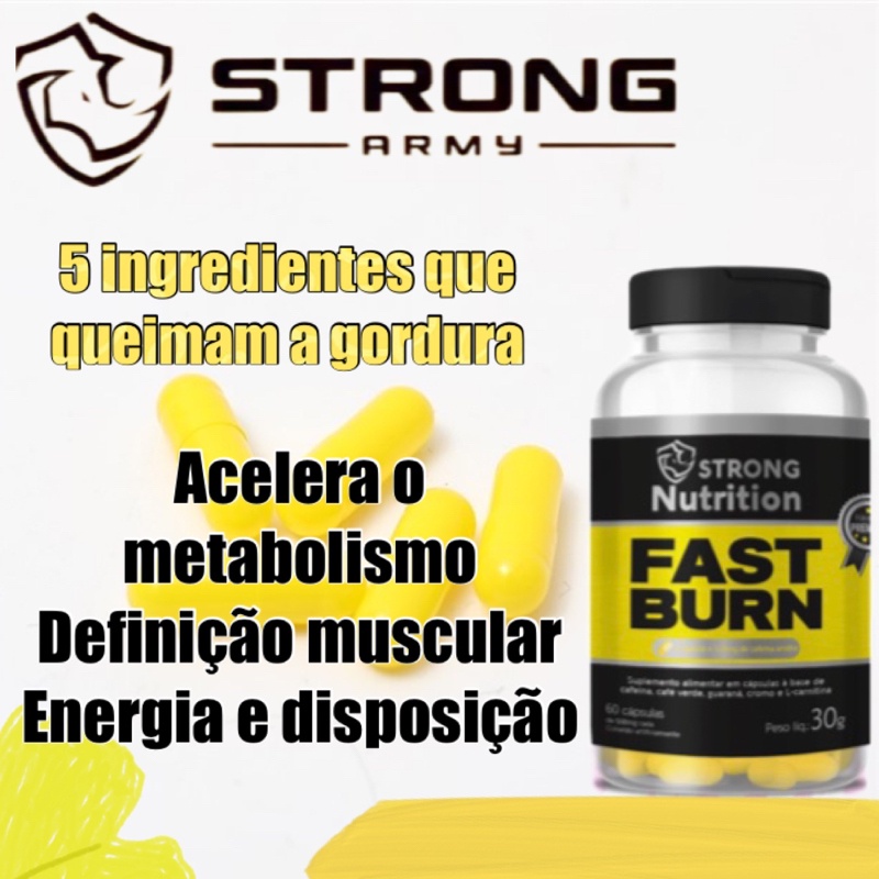 Fast Burn (60 capsulas ) | Shopee Brasil