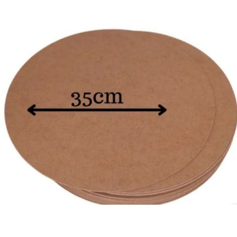 Sousplat, base supla, círculo 35cm - Mdf 3mm kit com 10 unidades ...