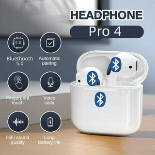 Fone de ouvido sem fio Mini Tws Pro4 fone de ouvido Bluetooth intra ...